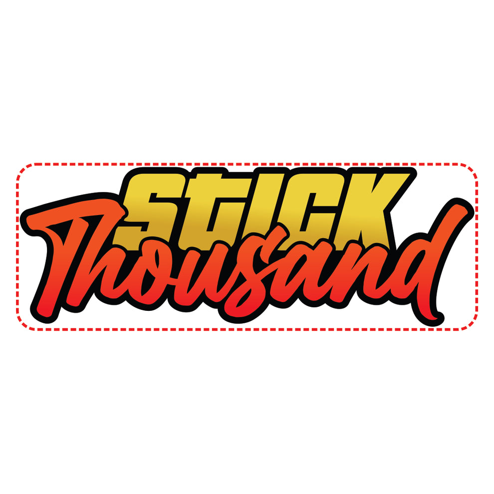 Rectangle Sticker – Rounded Corners – STICK THOUSAND
